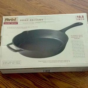 Parini | Kitchen | Parini Cast Iron Pre Seasoned Deep Skillet | Poshmark